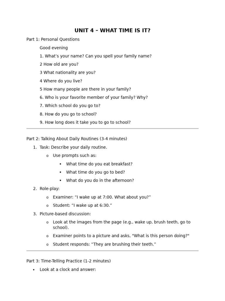 Unit 4 Speaking Test Pdf Fluency Psycholinguistics