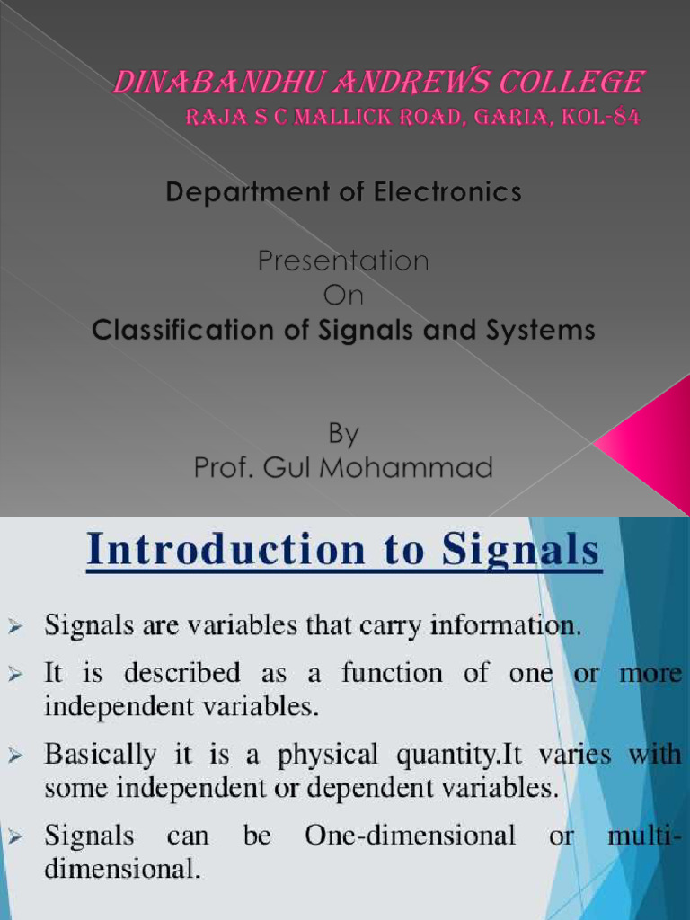 Elt PG Signal and System | PDF