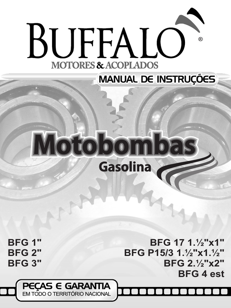 Motobombas Buffalo: Instalação e Manutenção | PDF | Bomba | Motores