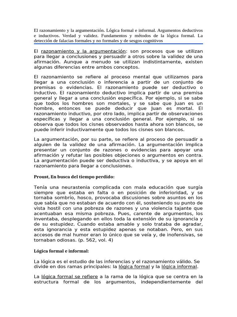 Tema Las Premisas y Argumentacion (2) | PDF | Razonamiento deductivo ...