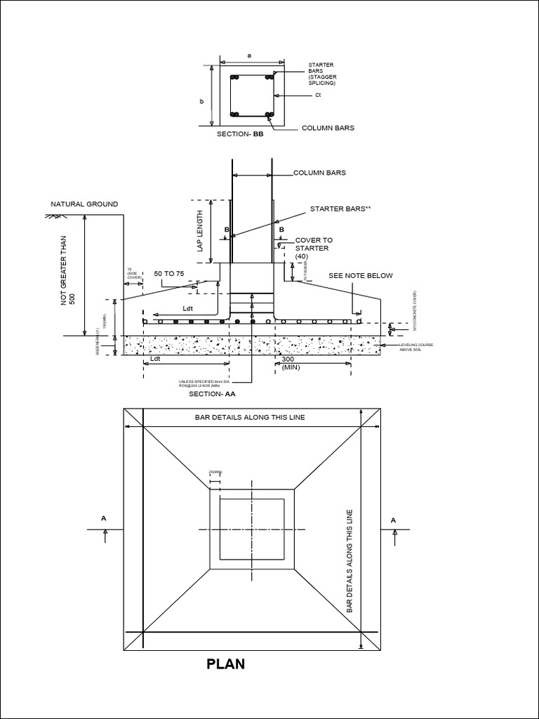 Footing Design Slab | PDF | Structural Engineering | Building Engineering