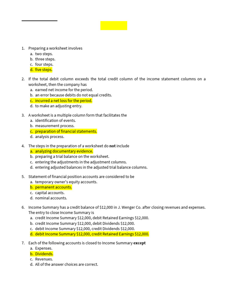SOLUTION Exercises Chapter6 Fin Acc1 (BUAC-111) | PDF | Debits And Credits | Bookkeeping