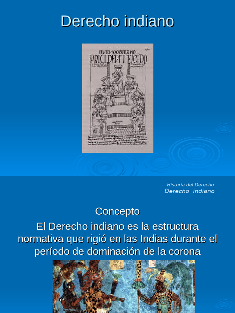 Derecho indiano 1 | PDF