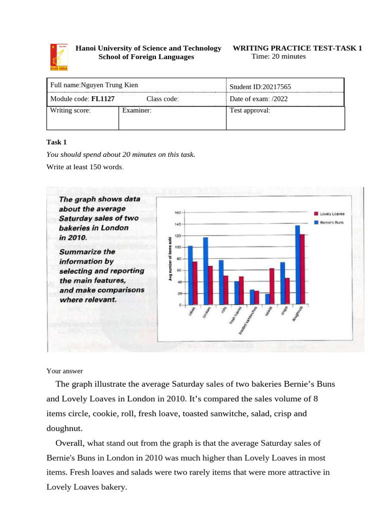 Practice Task 1 - Describing Comparative Graphs | PDF