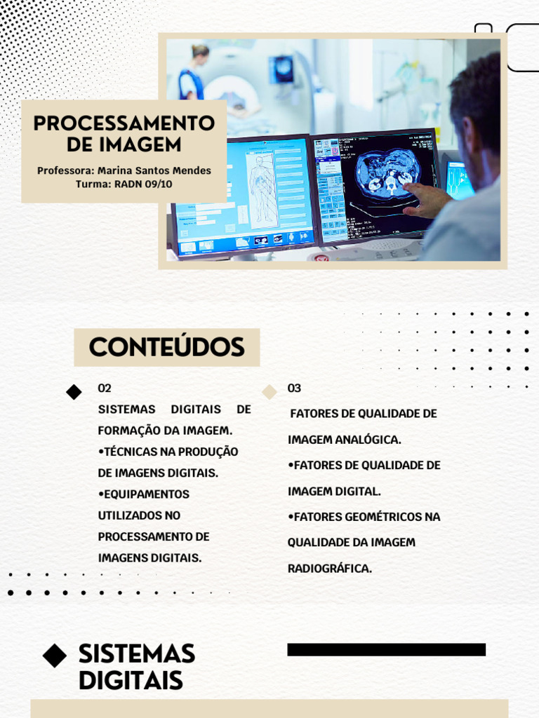 PROCESSAMENTO DE IMAGEM (2) | PDF | Imagiologia médica | Imagem digital