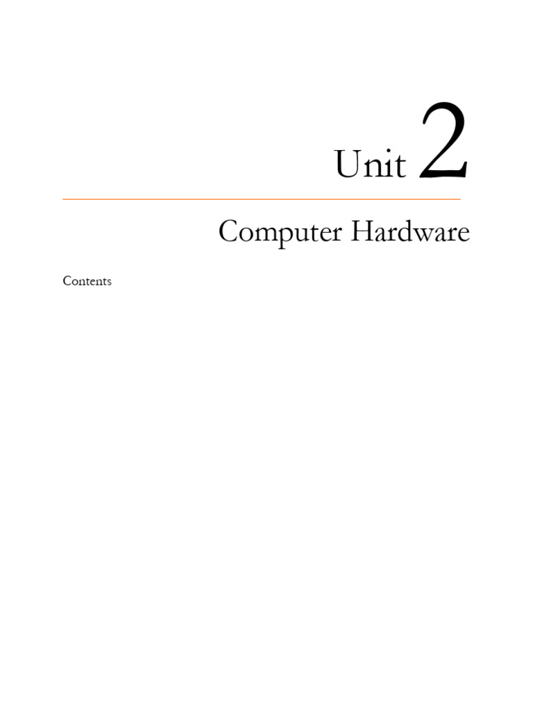 CPT 111 M1 U2 Computer Hardware CODeLpdf | PDF | Computer Data Storage | Random Access Memory