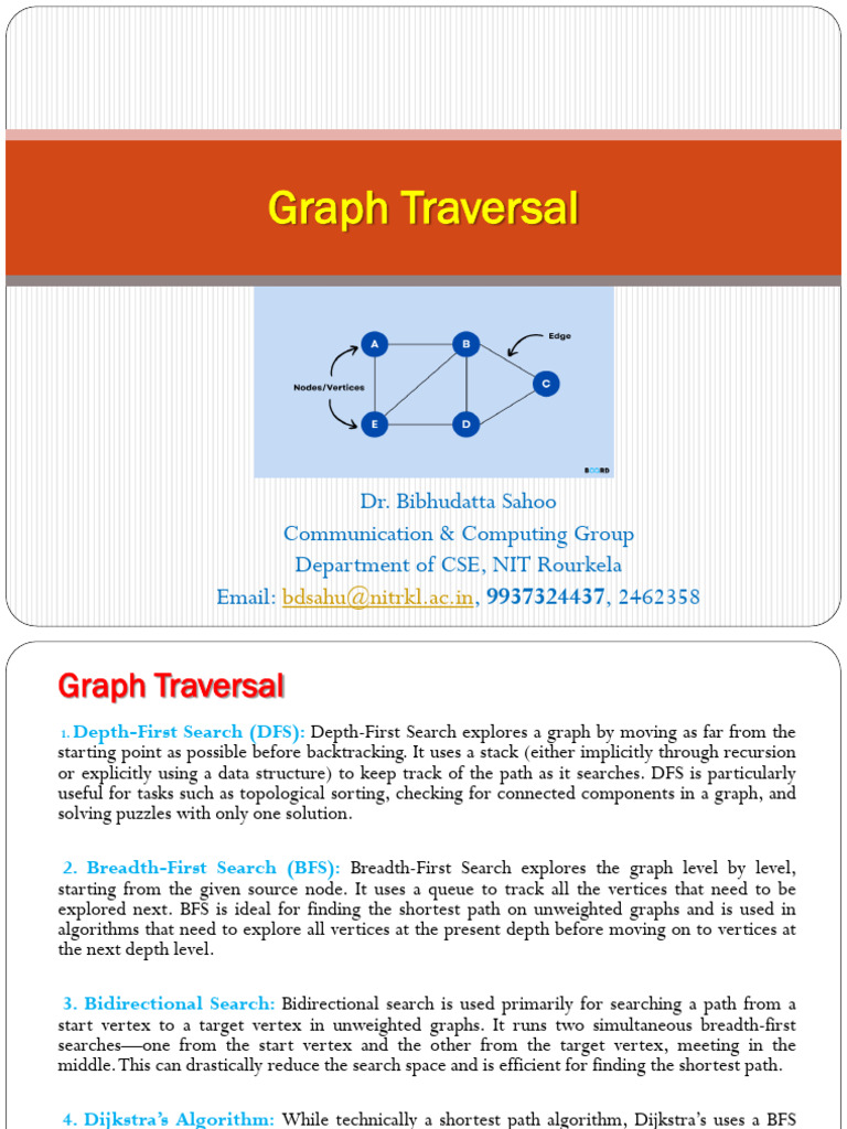 7002 Ds Graph Traversal | PDF | Vertex (Graph Theory) | Applied Mathematics