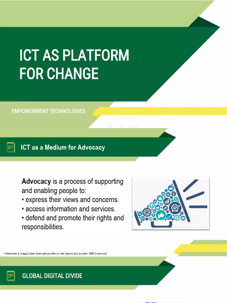 Q2 W2 ICT As Platform For Change | PDF | Social Media | Popular Culture ...