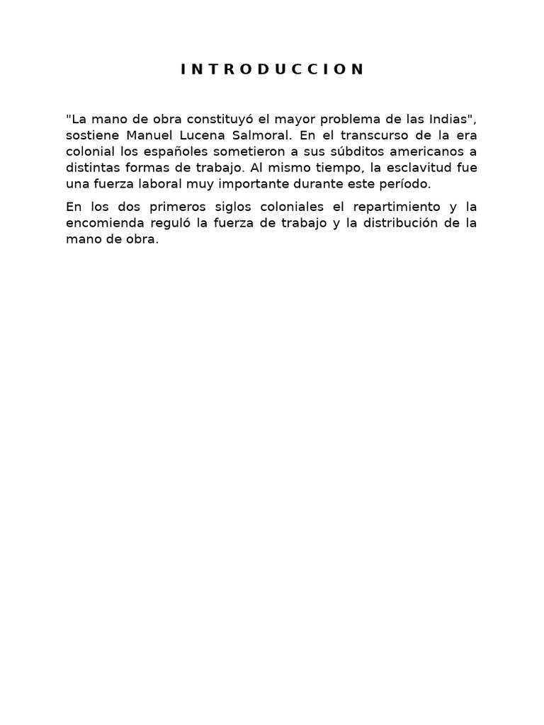 Repartimiento y Encomienda en Nueva España | PDF