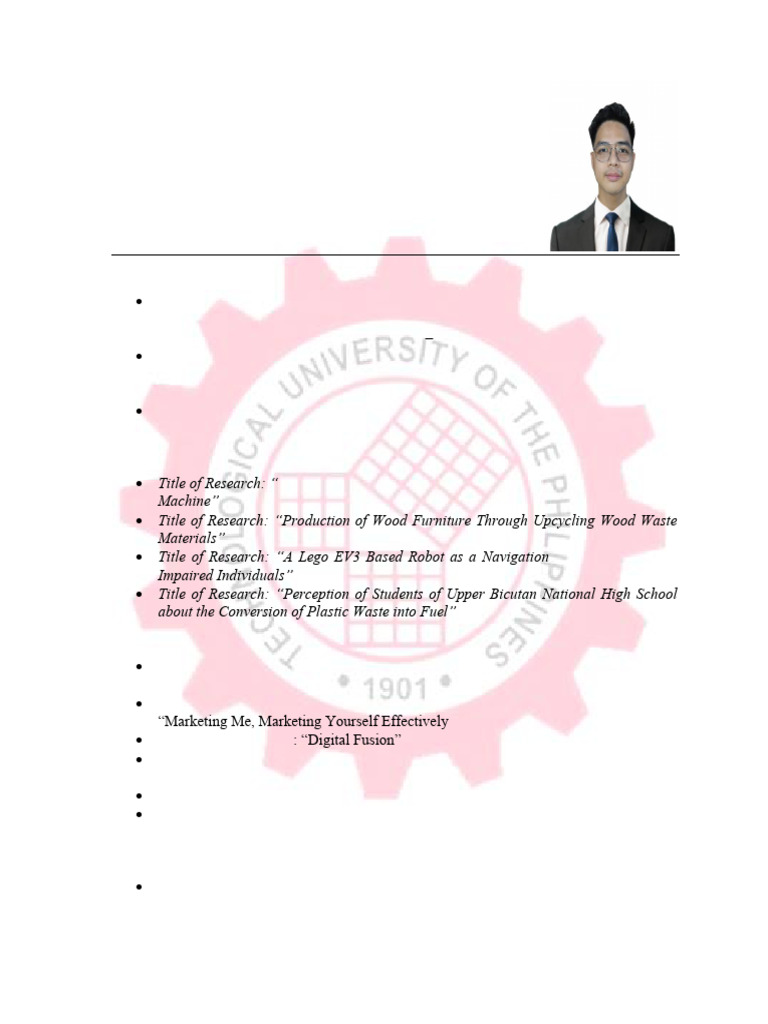 Keans Igop123 CV FOR THESIS | PDF
