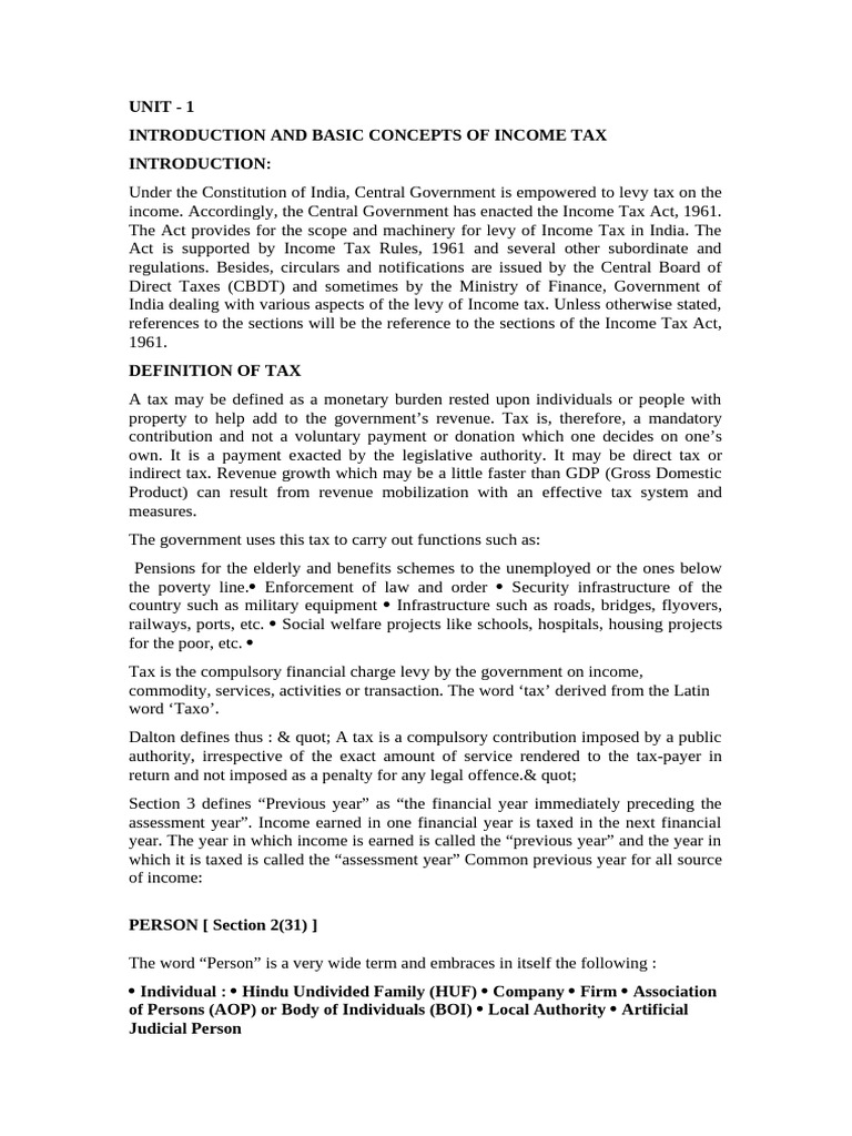 UNIT GST | PDF | Taxes | Indirect Tax