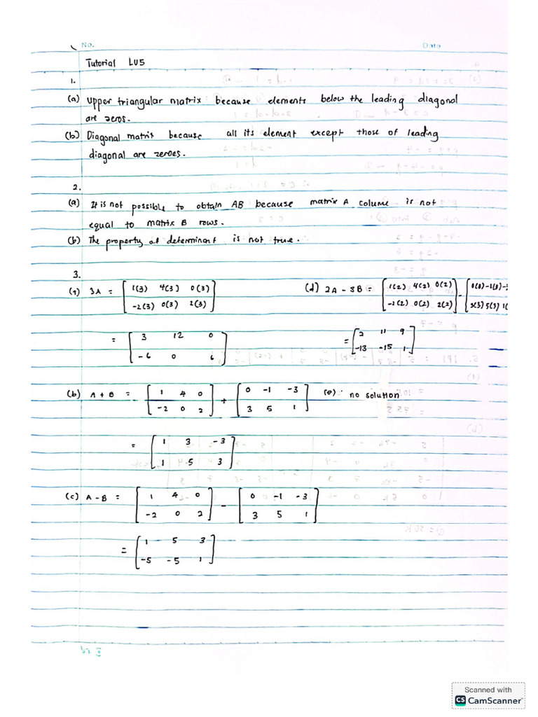 Tutorial Math LU5 | PDF