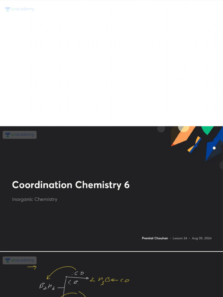 Coordination Chemistry 6 With Anno | PDF