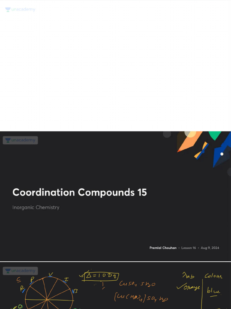 Coordination Compounds 15 With Anno | PDF