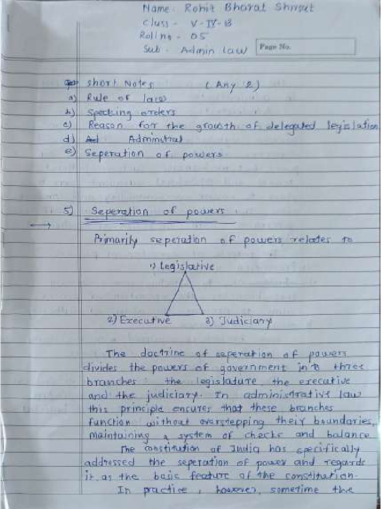 Administrative Law Notes | PDF