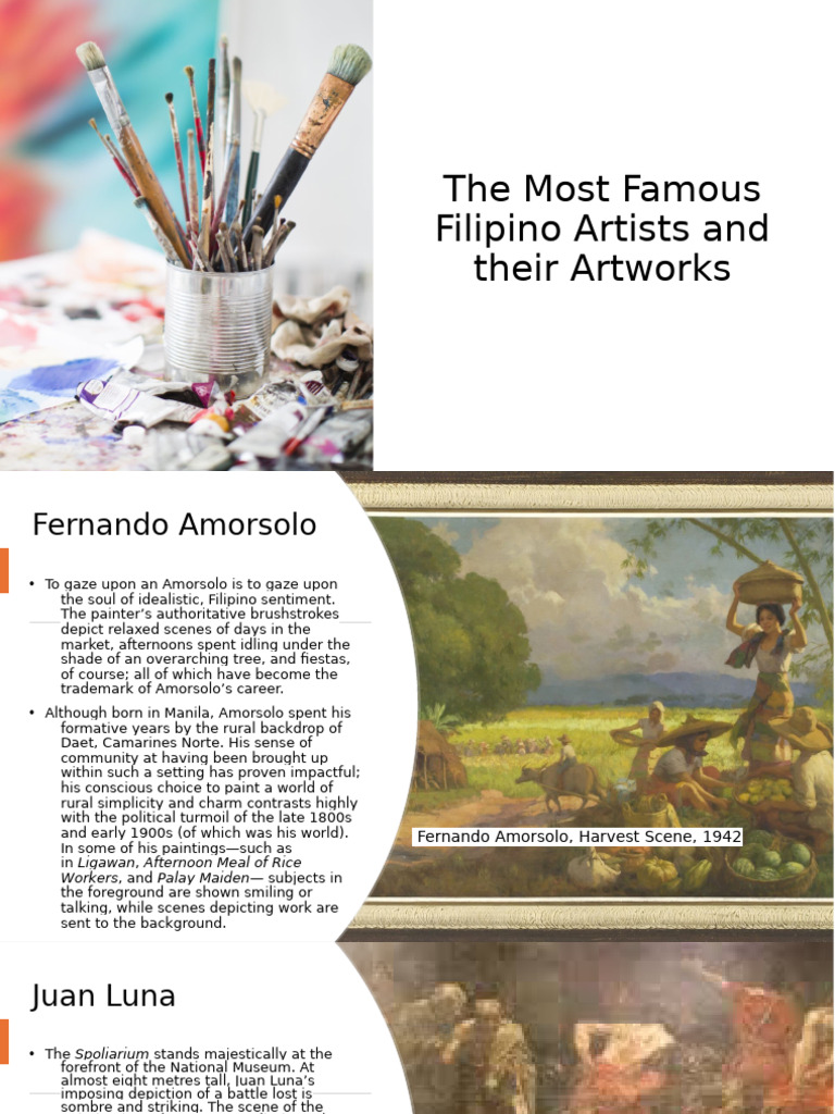 The Most Famous Filipino Artists and Their Artworks | PDF