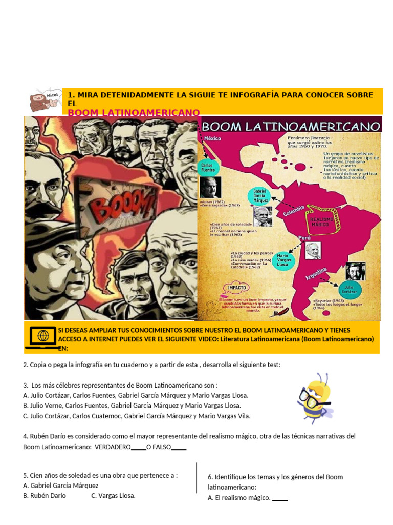 El Boom Latino | PDF | Gabriel García Márquez | Narración