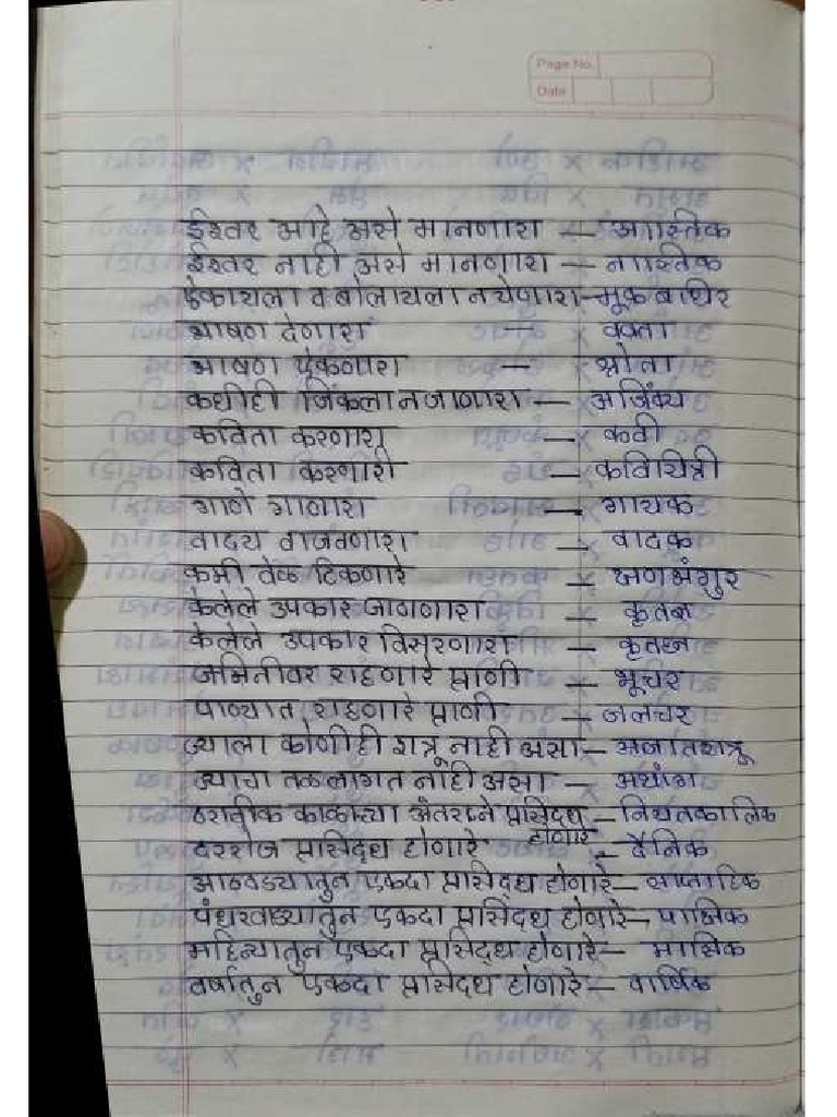 Ekshabd Marathi Grammar | PDF