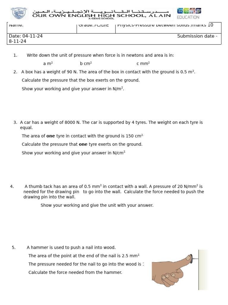 Dc25f4fe-e38c-4a02-98fd-241e502058c1_Pressure Between Solids Grade 7 | PDF