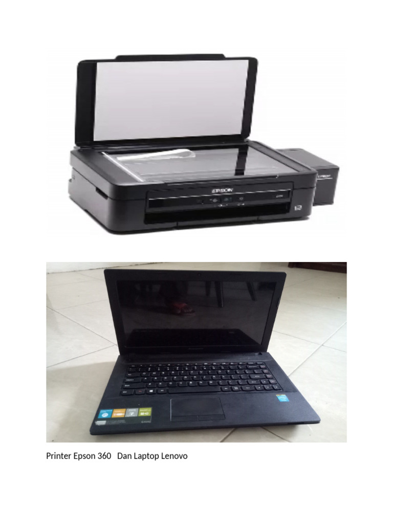 Printer Epson 360 Dan Laptop Lenovo | PDF