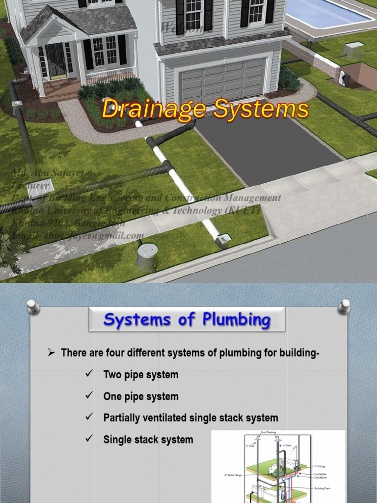 8.1 Drainage System | PDF | Pipe (Fluid Conveyance) | Hydrology
