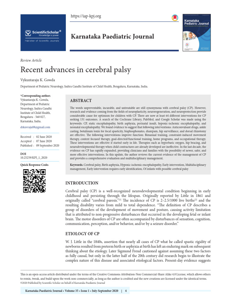 KPJ-35-004 (1) | PDF | Cerebral Palsy | Epilepsy