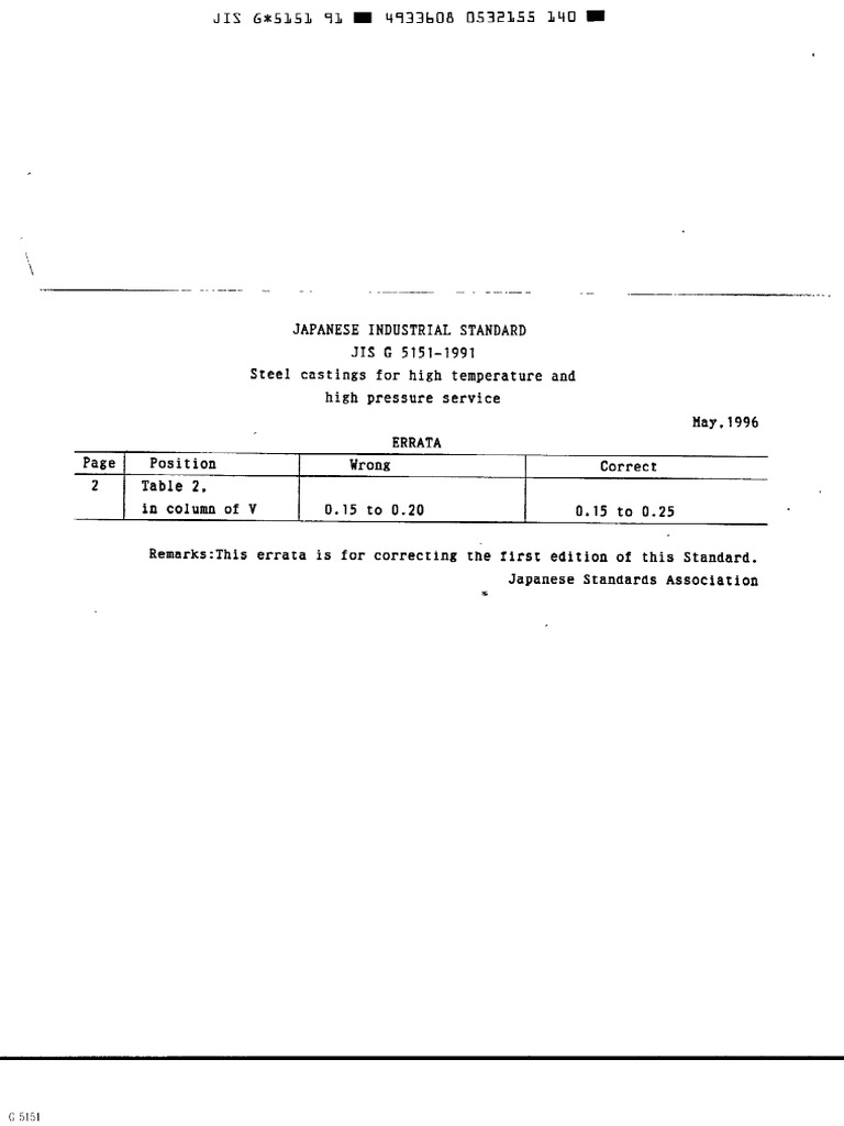 Jis G5151 | PDF