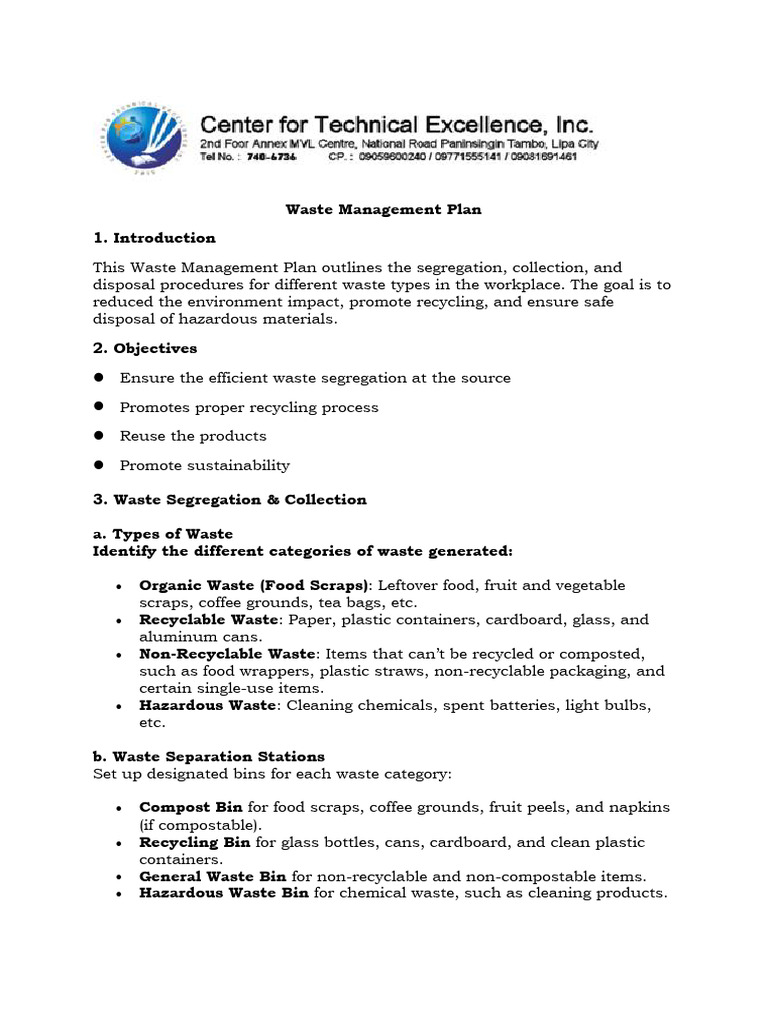 Ama-Waste Segregation List | PDF | Recycling | Waste Management