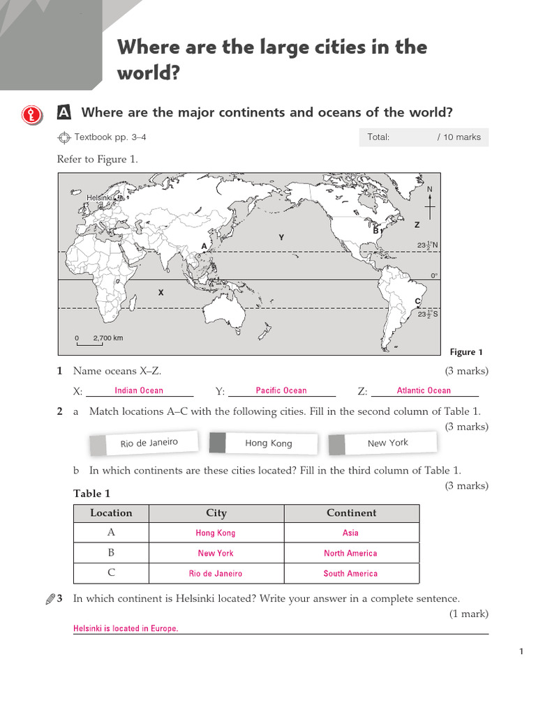 Junior Secondary Exploring Geography Workbook 1 - Using Urban Space ...