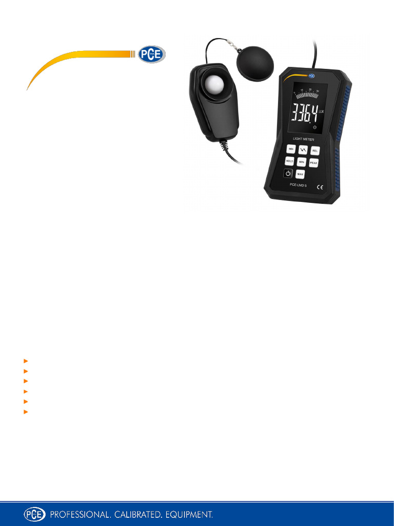 Ficha Tecnica Pce LMD 10 | PDF | Sensor | Informática