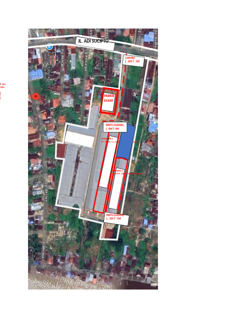 Layout Denah Gudang ADIS | PDF