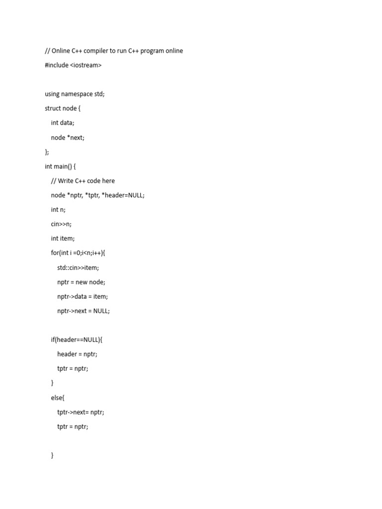 C-Program-of-Singly-Linked-List.docx | PDF C-Program-of-Singly-Linked-List.docx | PDF