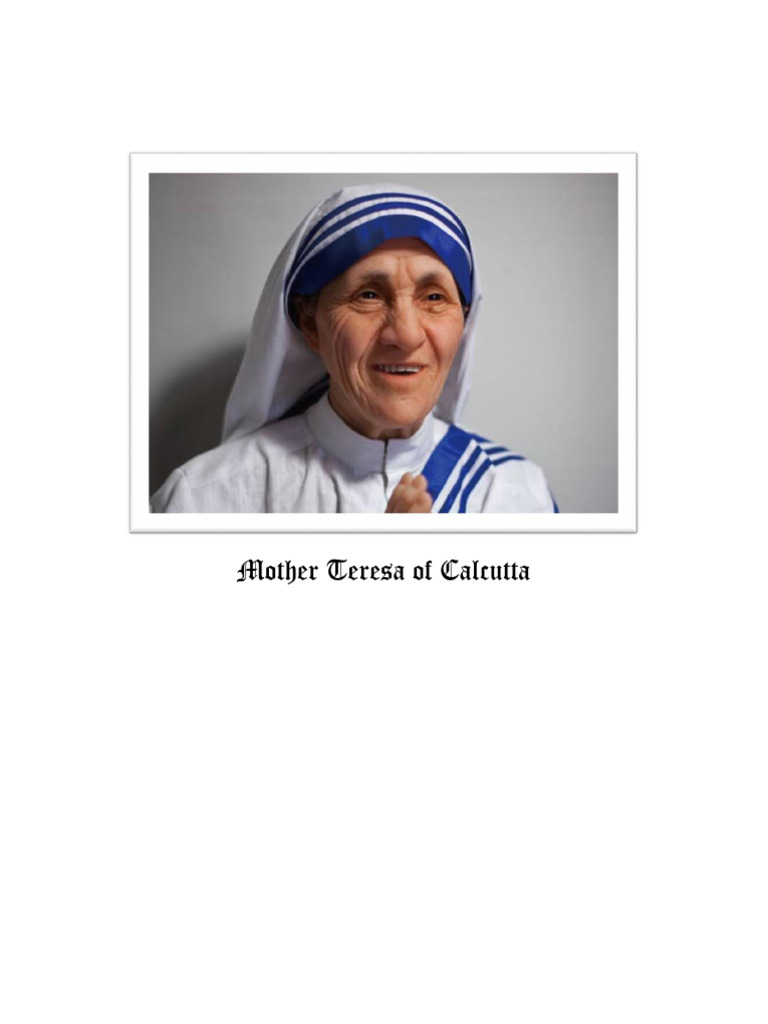 ReED Hero of the Faith | PDF | Mother Teresa | Religious Belief And ...