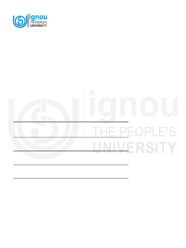 BEGC-103 E Block-1 | PDF