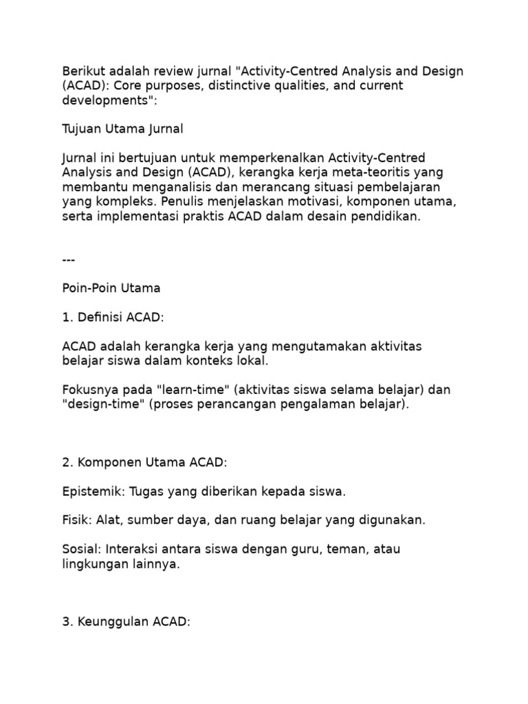 Berikut Adalah Review Jurnal | PDF