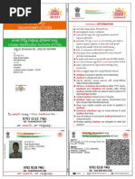 Format of True Type Copy of Aadhar Card | PDF