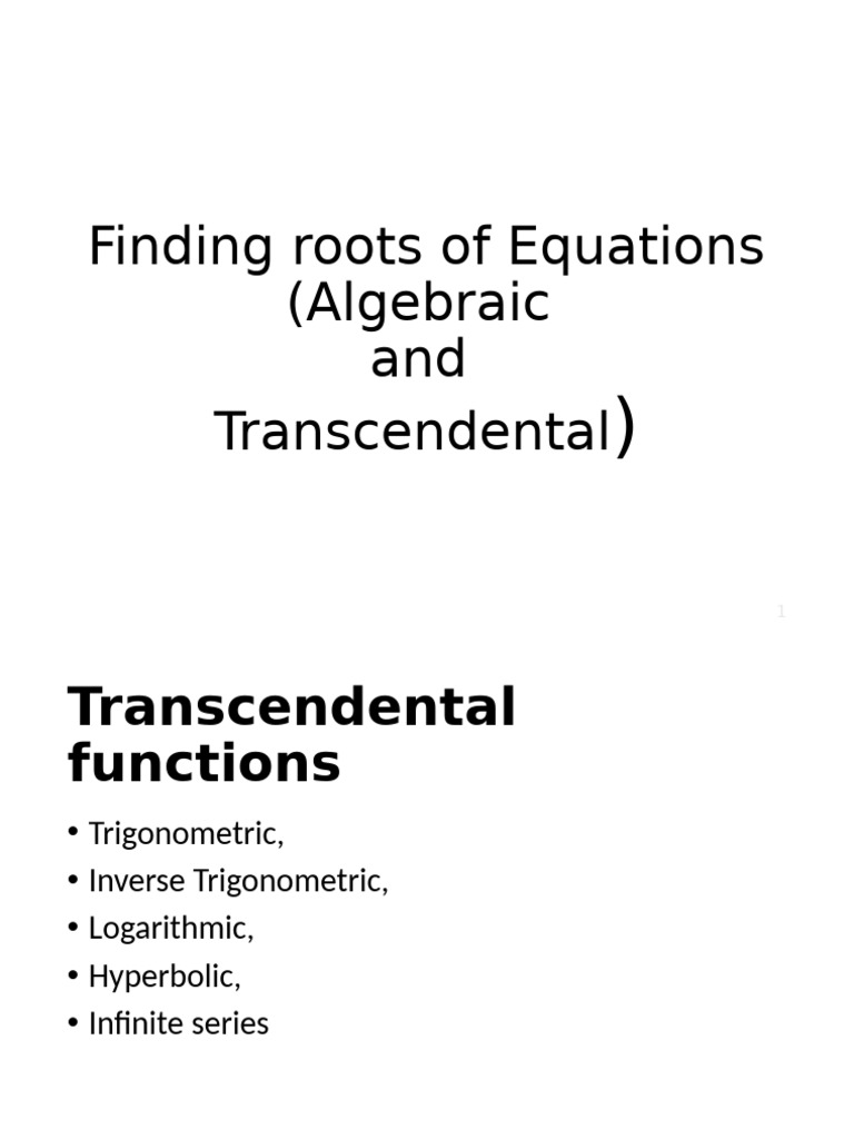 Roots of Equations 1 | PDF | Numbers | Mathematics