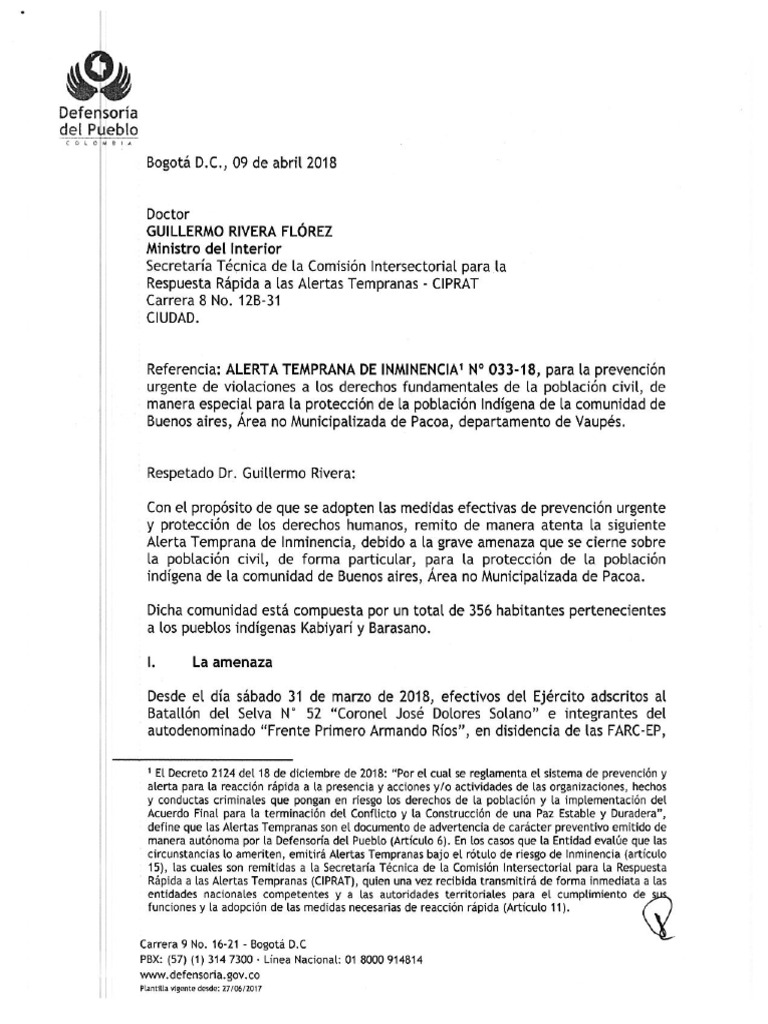 AT-N°-033-18-VAU-Pacoa | PDF