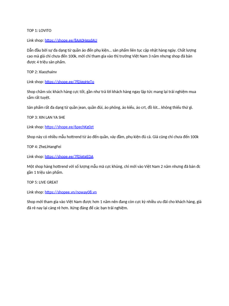 Shope | PDF