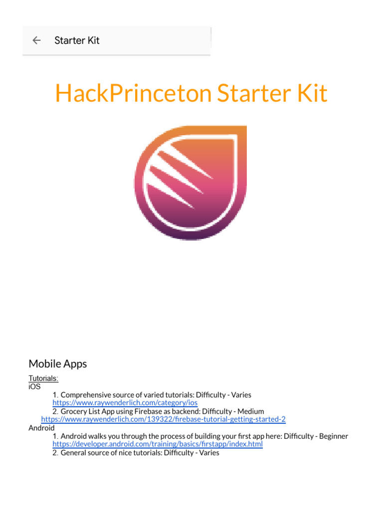 Starter Kit | PDF | J Query | Mobile App