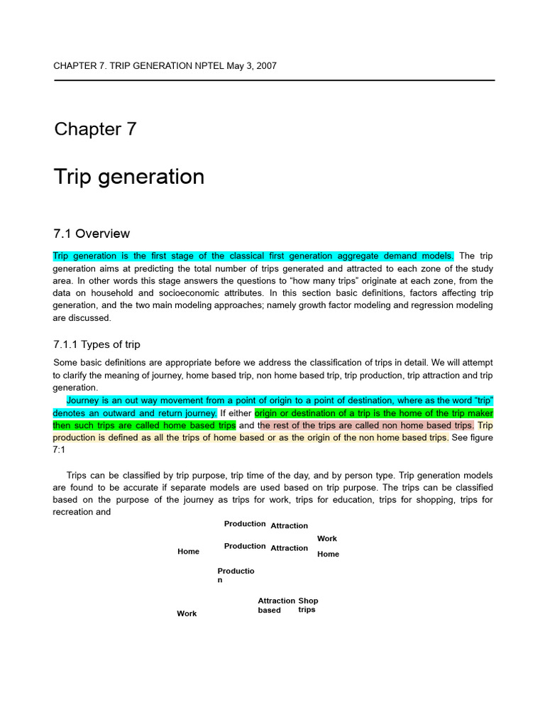 Lesson 4.3 Trip Generation | PDF | Regression Analysis | Applied Mathematics