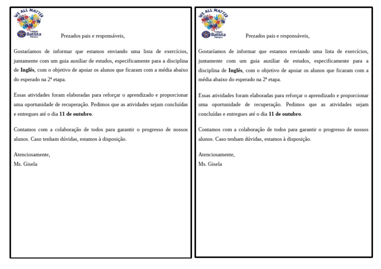 Layout Bilhetes | PDF