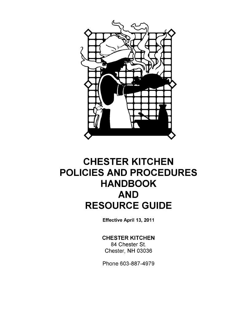 Commercial Kitchen Manual | PDF