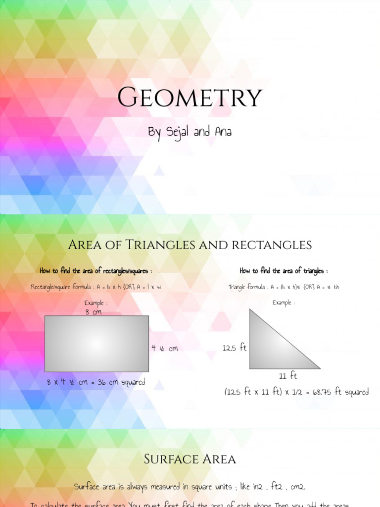 Geometry-Ana and Sejal | PDF