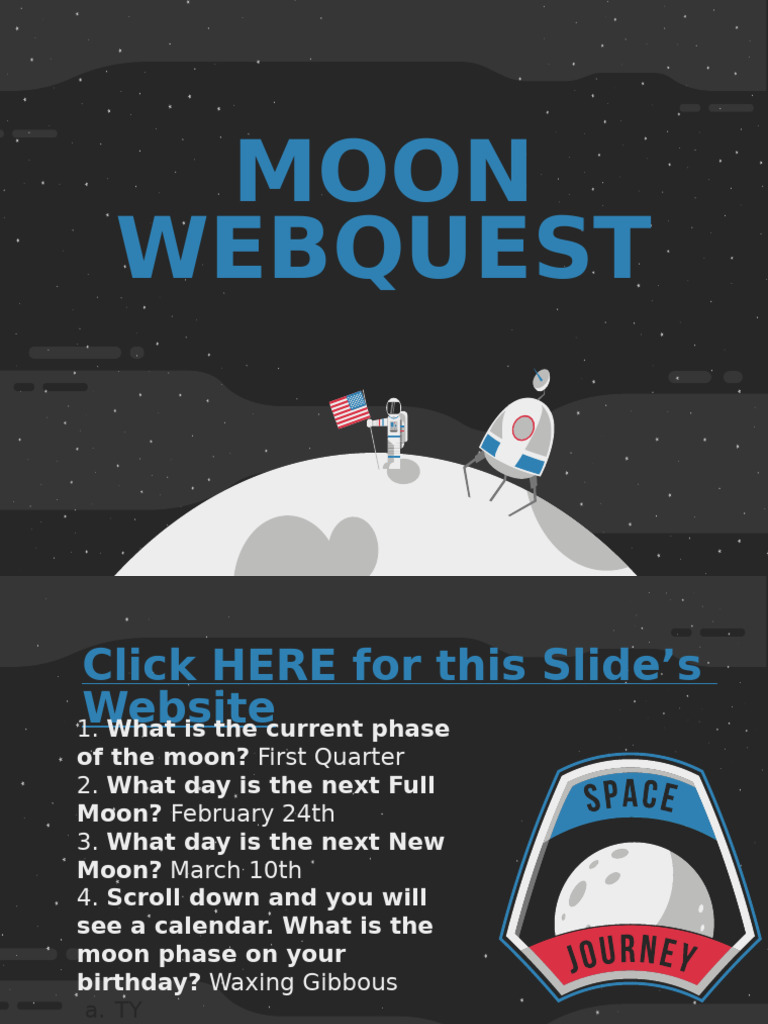 Ana Ramirez Calcagno - MOON WEBQUEST | PDF