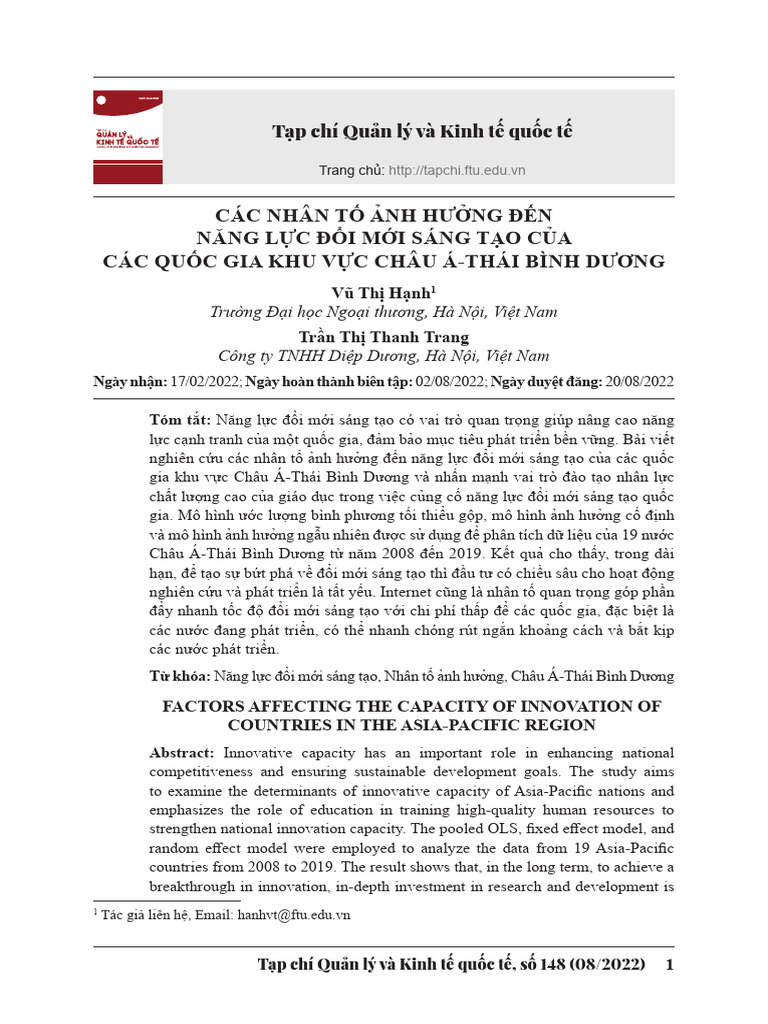 Tap chi QL&KTQT 148 - final-1-16 | PDF