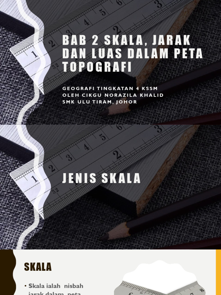 GEO T4 KSSM Bab 2 SKALA, JARAK DAN LUAS DALAM PETA TOPOGRAFI Zila | PDF