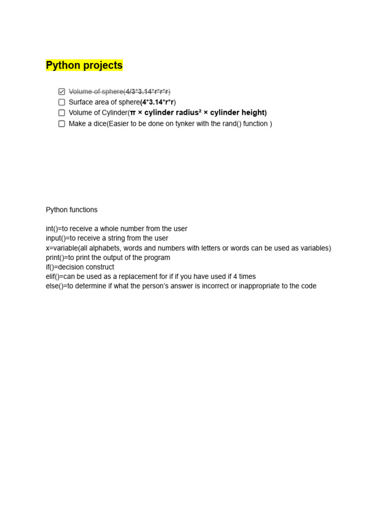 Python Projects | PDF