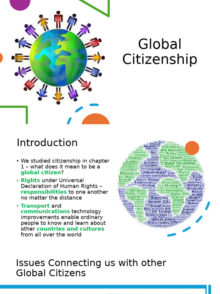 Global Citizenship | PDF | United Nations | International Relations