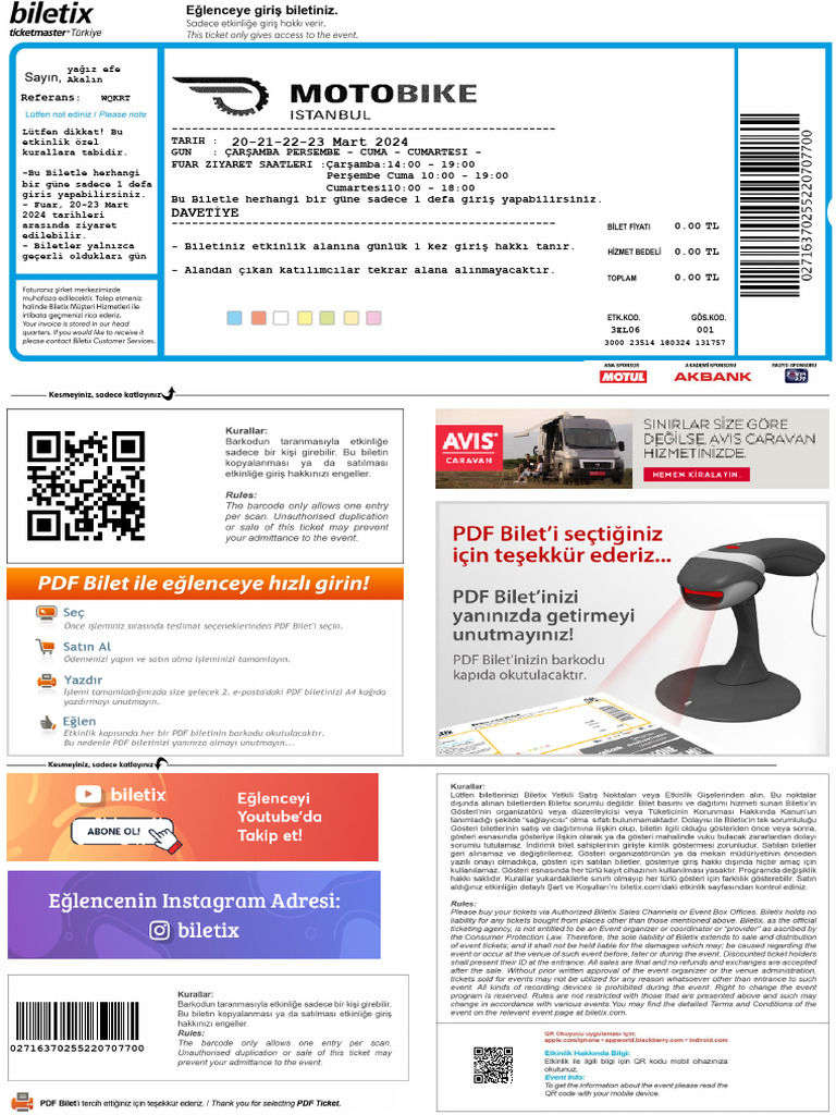 3EL06001 - Motobike İstanbul 2024 Günlük - DavGEN4 - 3337 | PDF